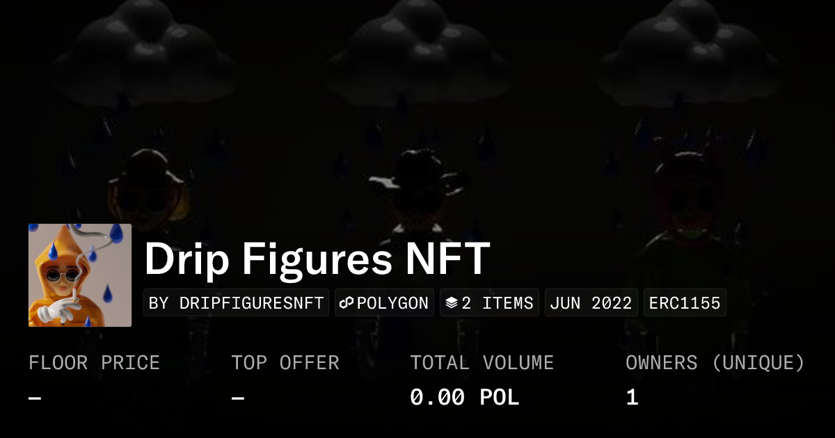 Drip Figures NFT - Collection | OpenSea