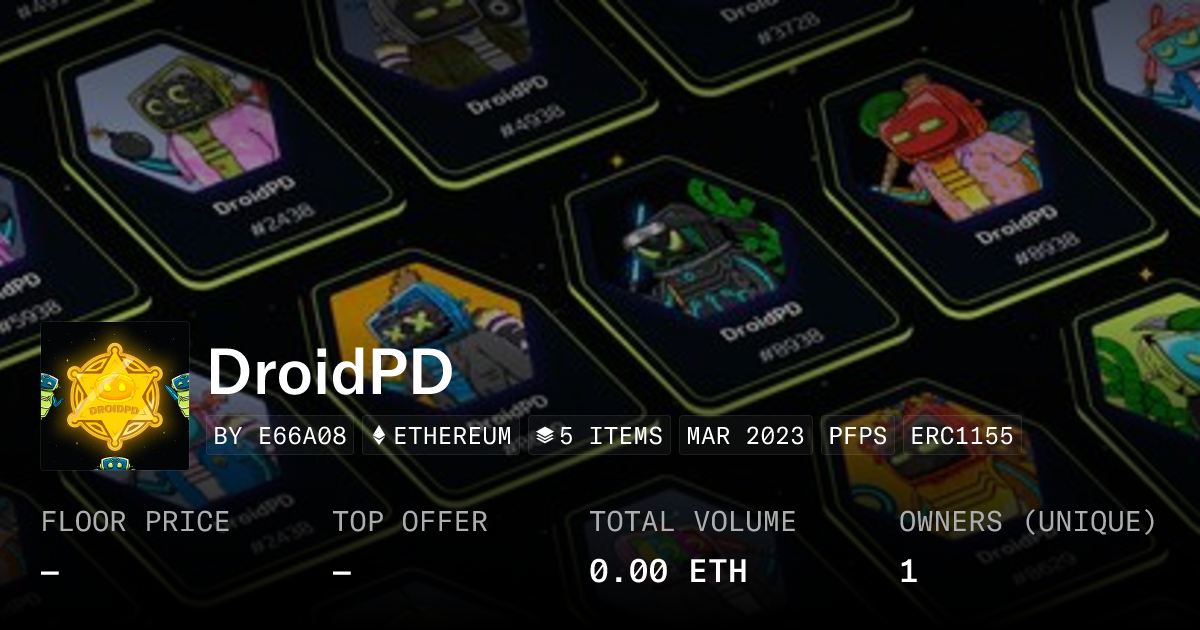 DroidPD - Collection | OpenSea