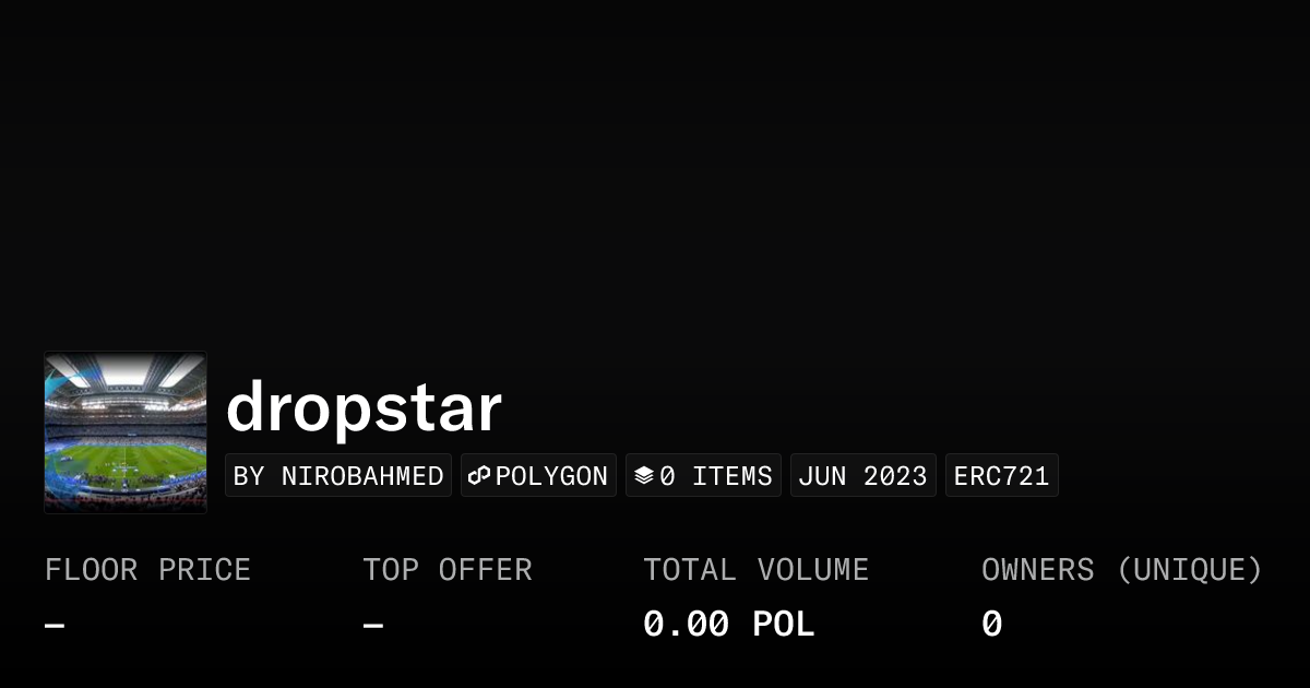 dropstar - Collection | OpenSea