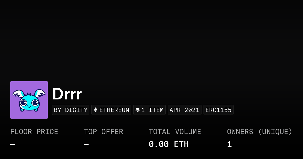 Drrr - Collection | OpenSea