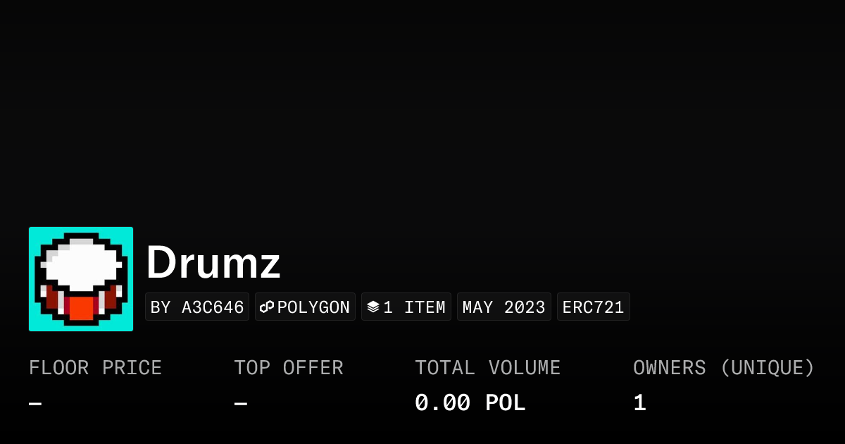 Drumz - Collection | OpenSea