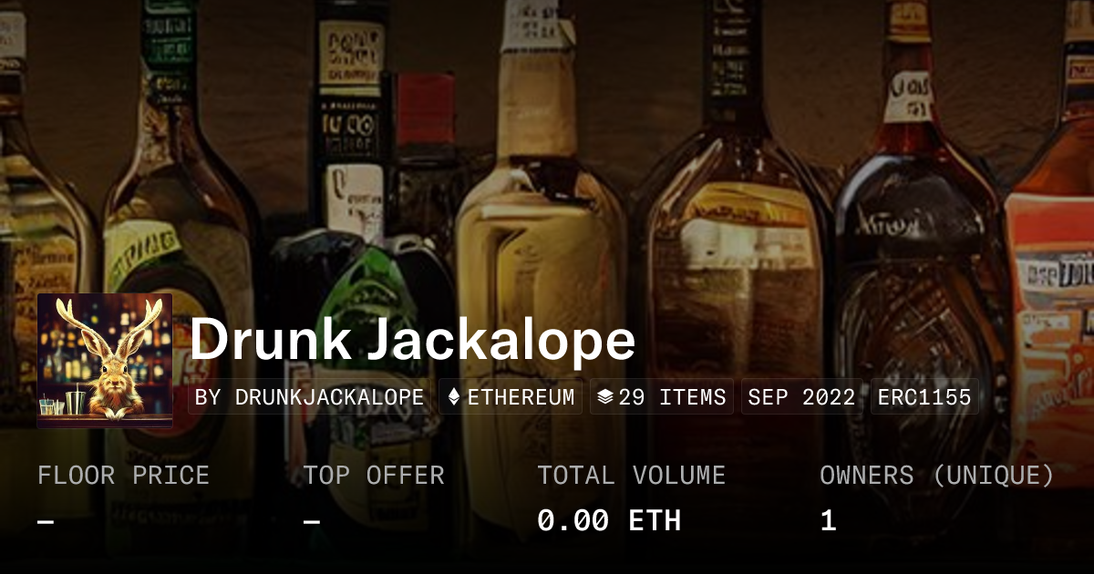 Drunk Jackalope - Collection | OpenSea