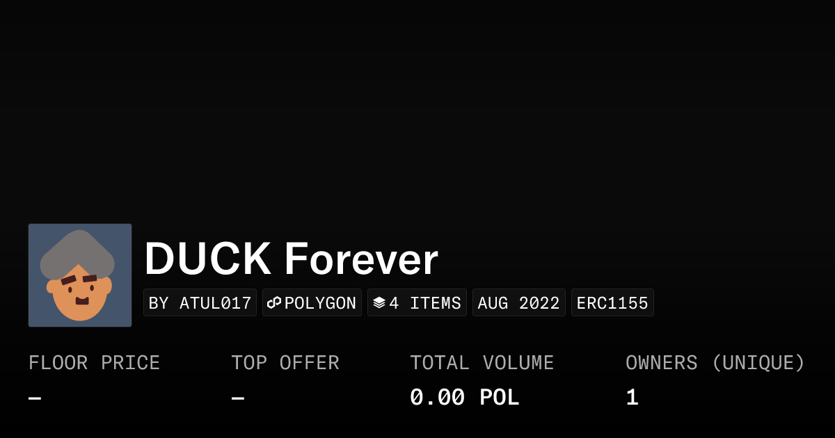 DUCK Forever - Collection | OpenSea