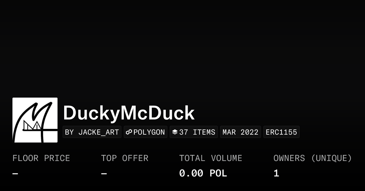 DuckyMcDuck - Collection | OpenSea