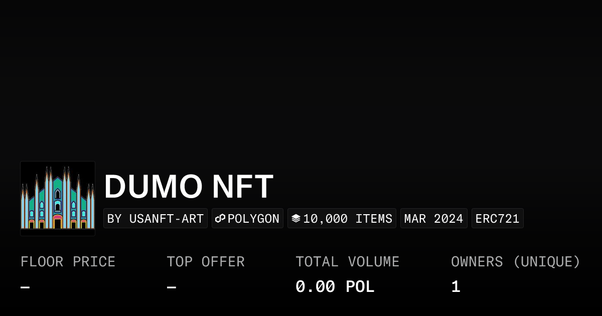 DUMO NFT - Collection | OpenSea