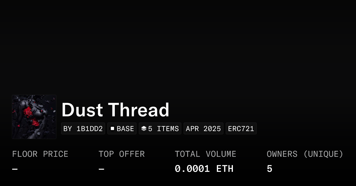 Dust Thread - Collection | OpenSea