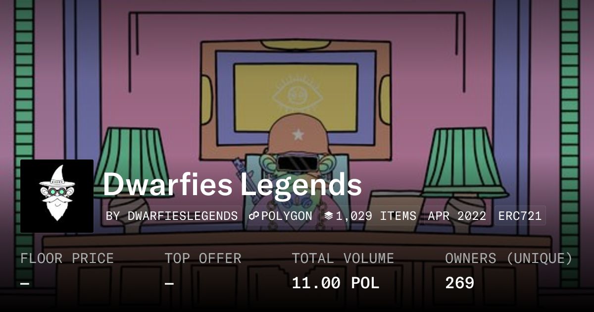 Dwarfies Legends - Collection | OpenSea
