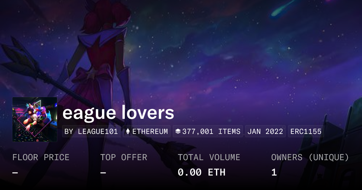 eague lovers - Collection | OpenSea