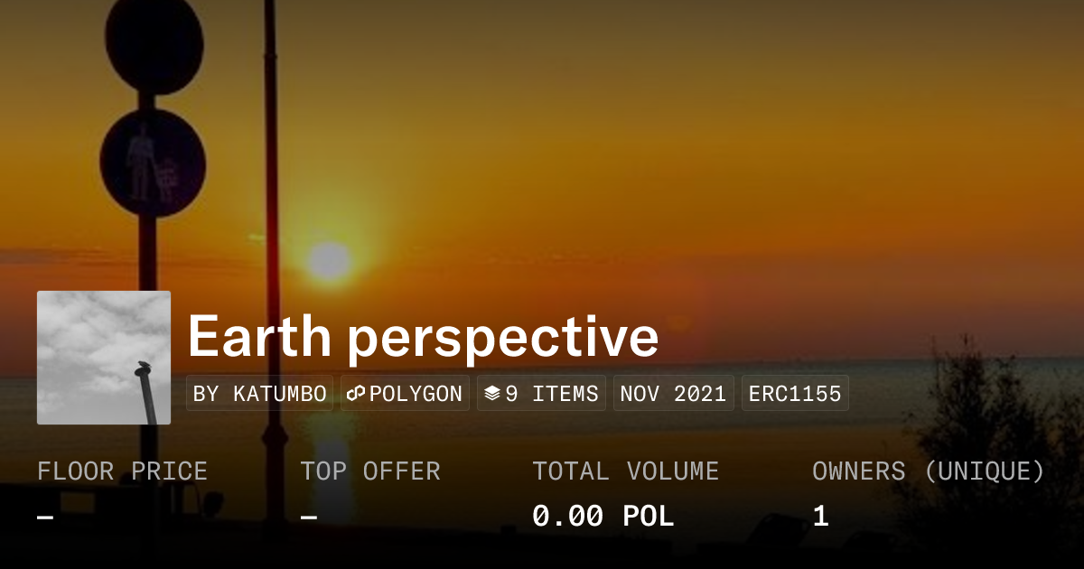 Earth perspective - Collection | OpenSea