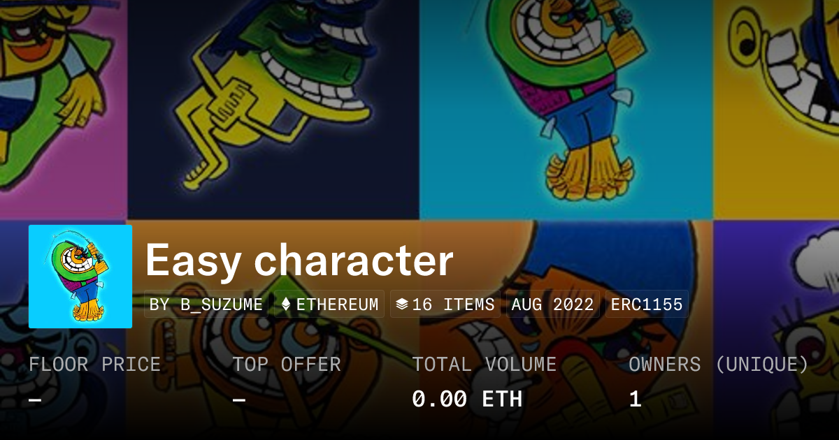 Easy character - Collection | OpenSea