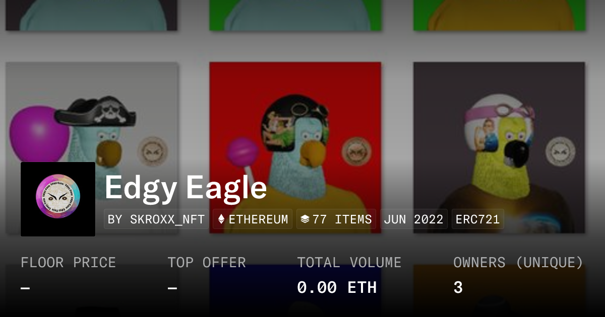 Edgy Eagle - Collection | OpenSea