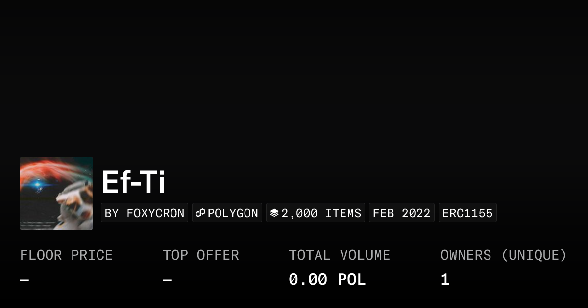 Ef-Ti - Collection | OpenSea