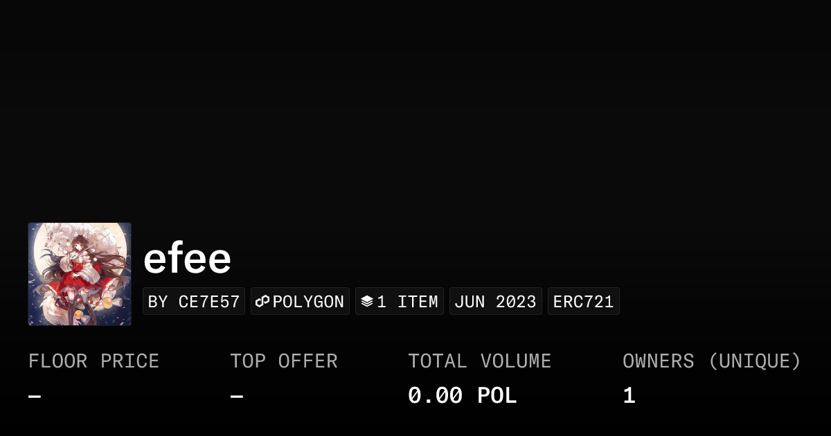 efee - Collection | OpenSea