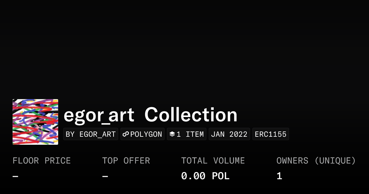 egor_art Collection - Collection | OpenSea