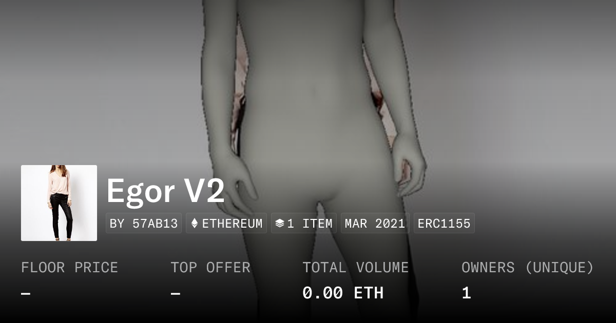 Egor V2 - Collection | OpenSea