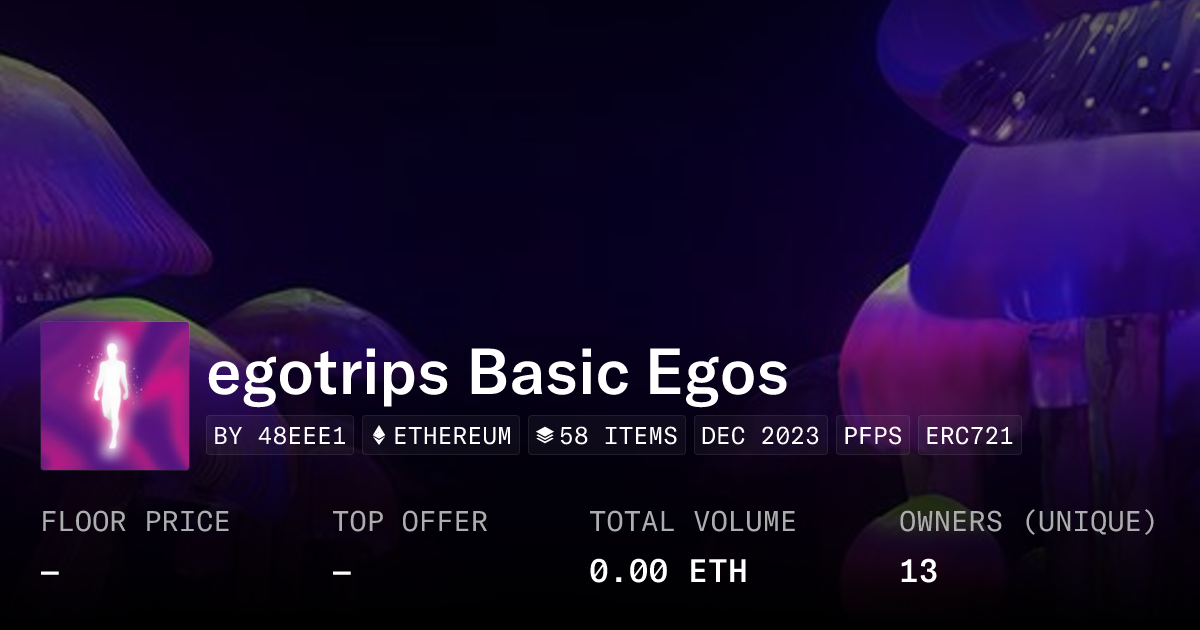 egotrips Basic Egos - Collection | OpenSea