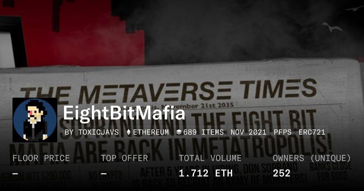 EightBitMafia - Collection | OpenSea