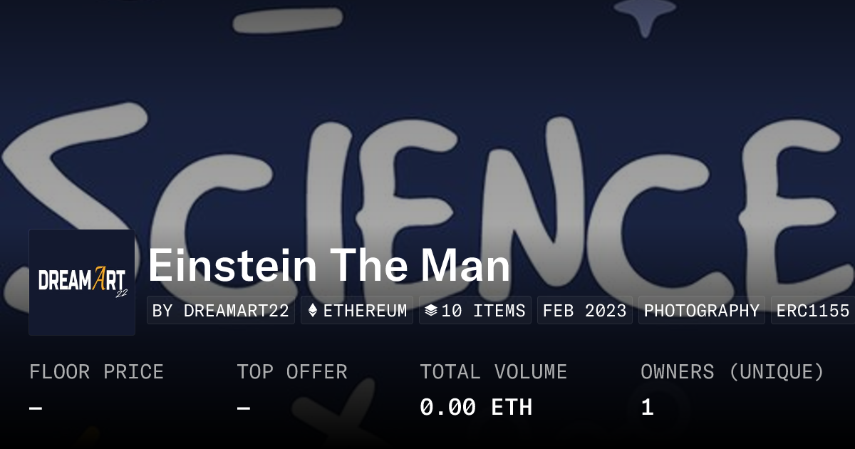 Einstein The Man - Collection | OpenSea