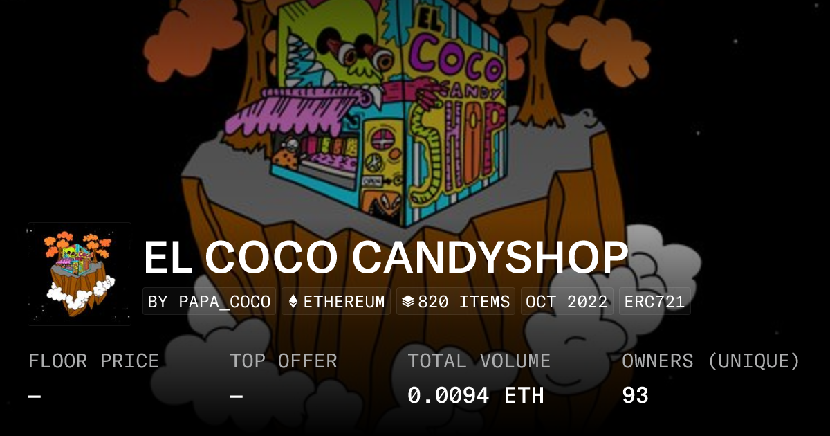 EL COCO CANDYSHOP - Collection | OpenSea