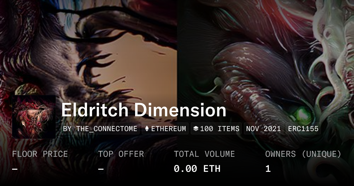 Eldritch Dimension - Collection | OpenSea