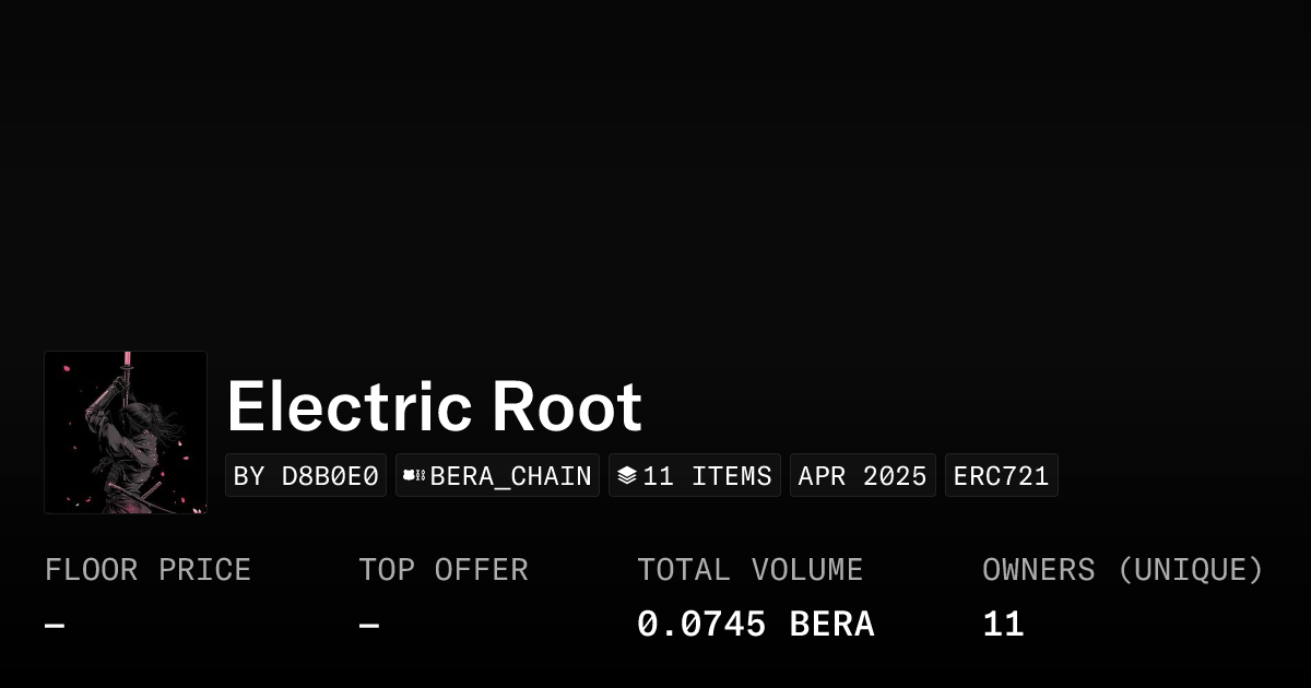 Electric Root - Collection | OpenSea