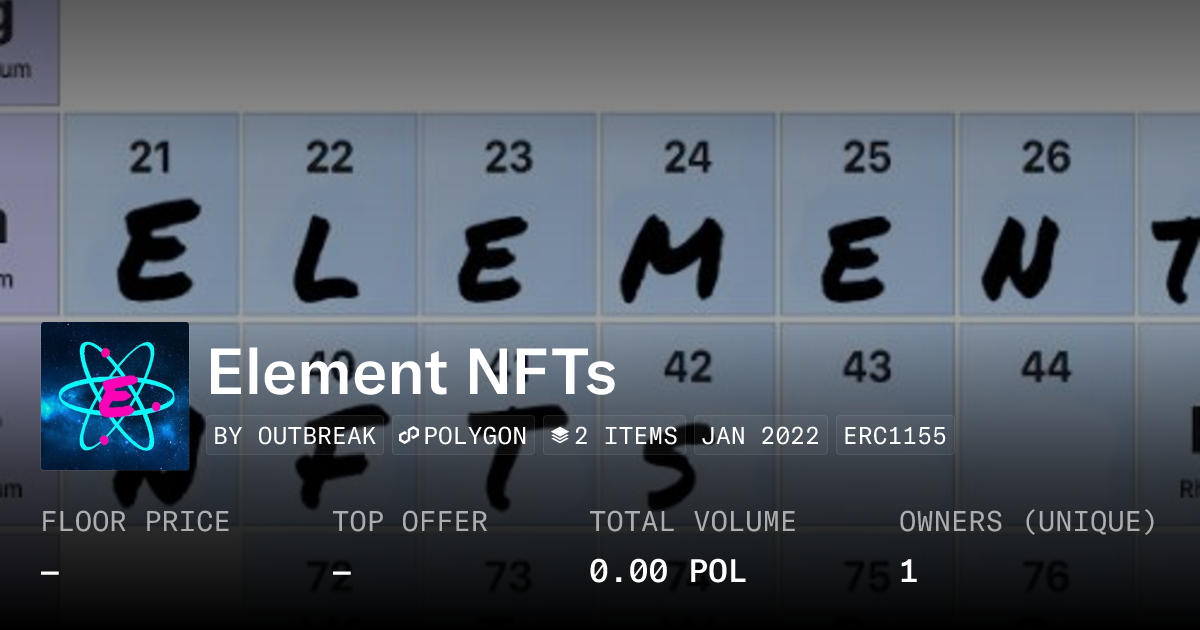 Element NFTs - Collection | OpenSea