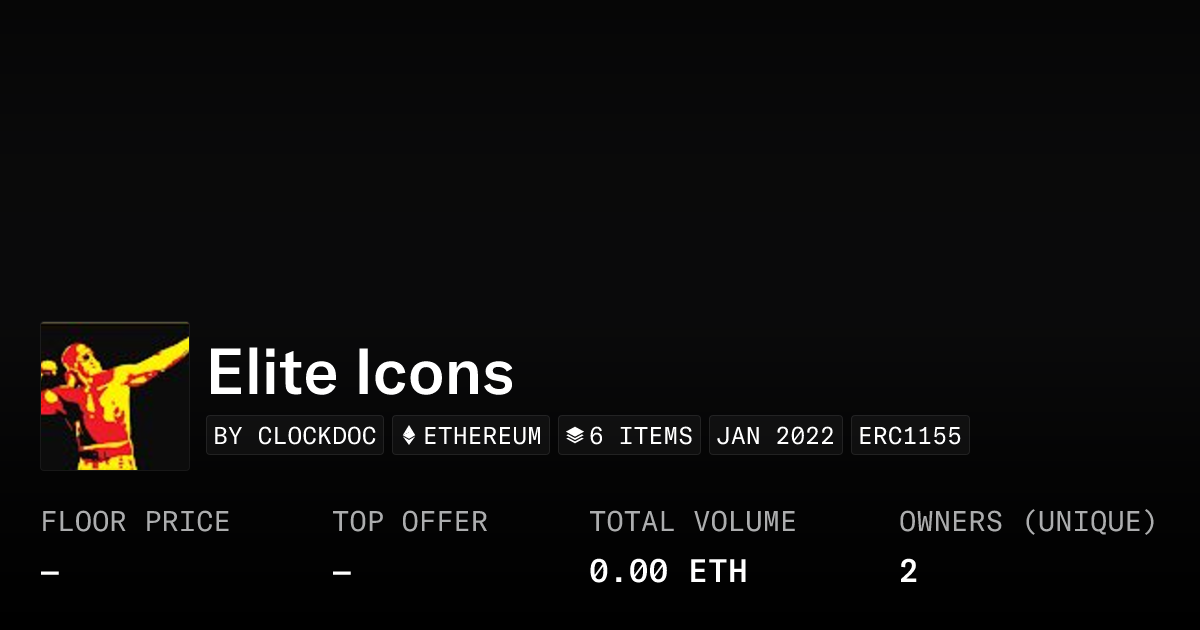 Elite Icons - Collection | OpenSea
