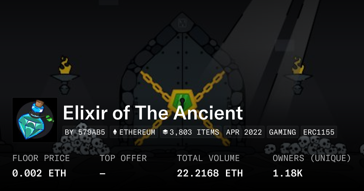 Elixir of The Ancient - Collection | OpenSea