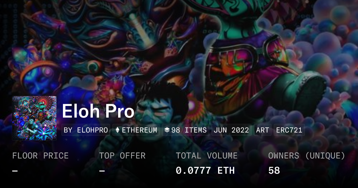Eloh Pro - Collection | OpenSea