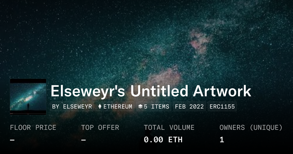 Elseweyr's Untitled Artwork - Collection | OpenSea
