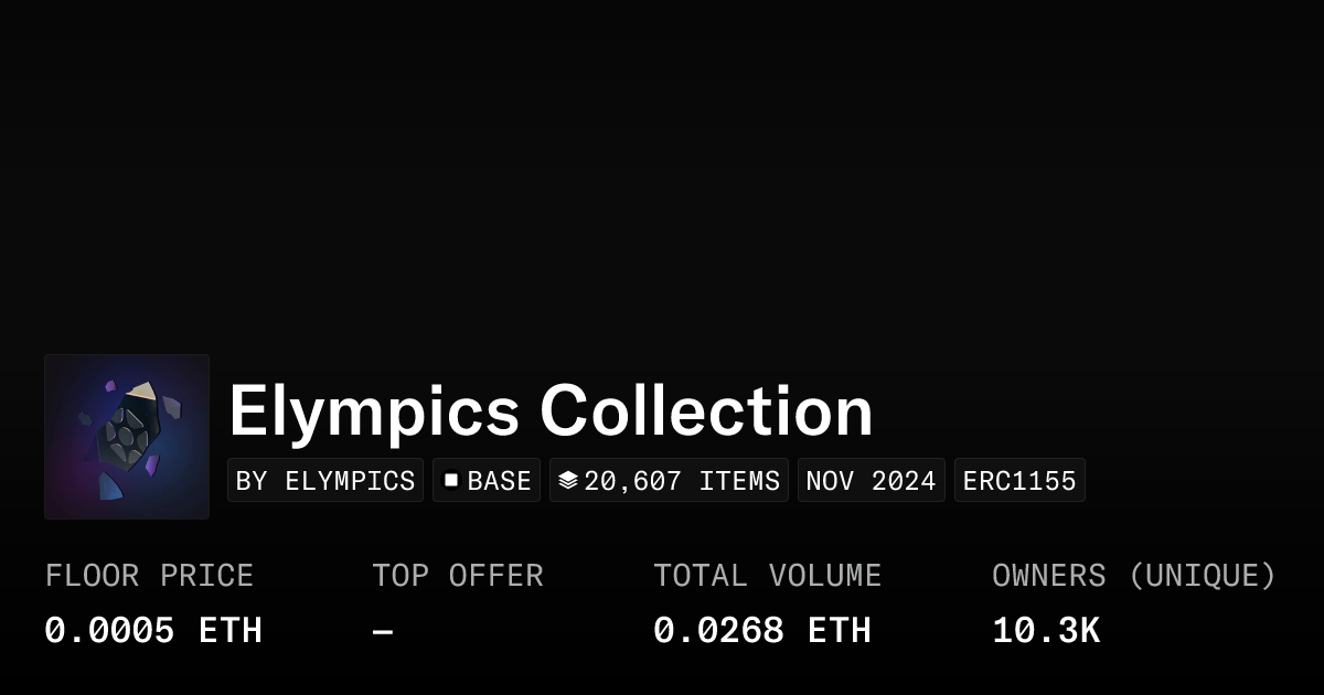 Elympics Collection - Collection | OpenSea
