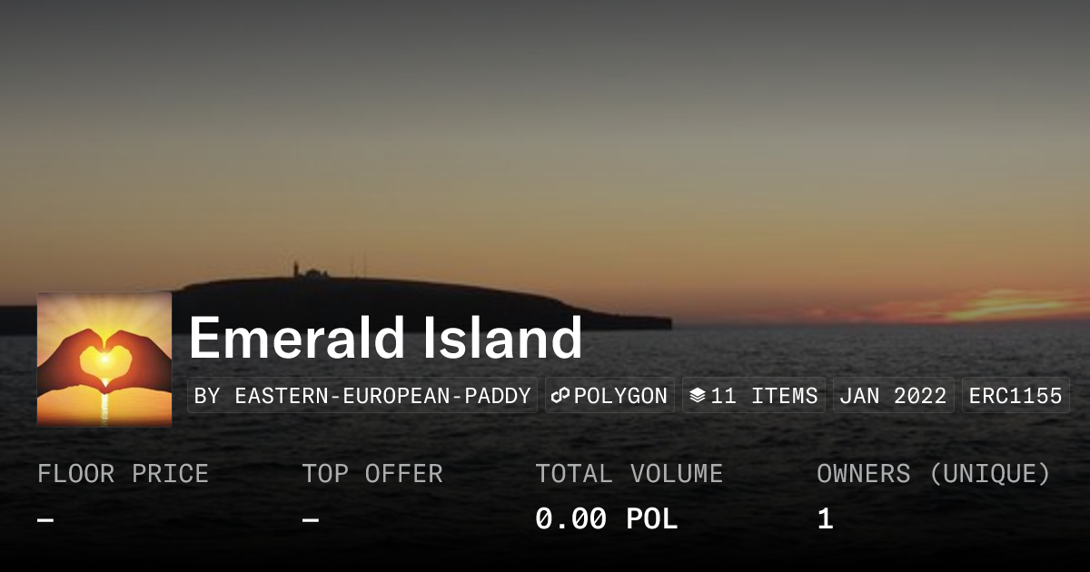 Emerald Island - Collection | OpenSea