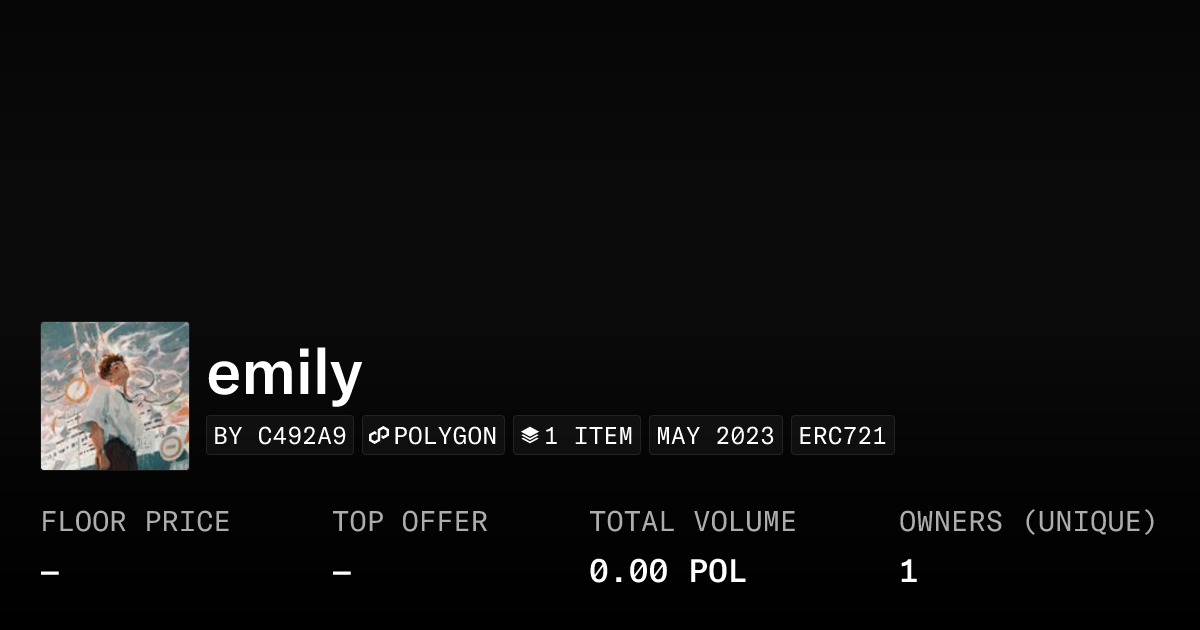 emily - Collection | OpenSea