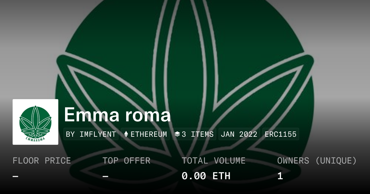 Emma roma - Collection | OpenSea