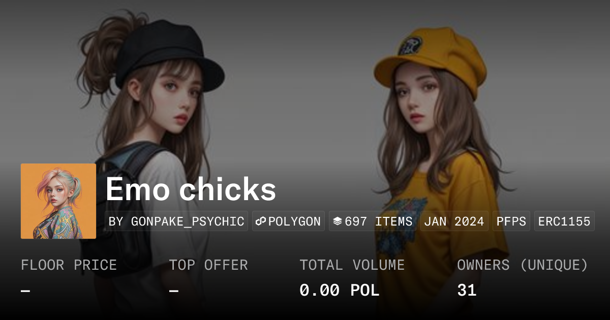 Emo chicks - Collection | OpenSea