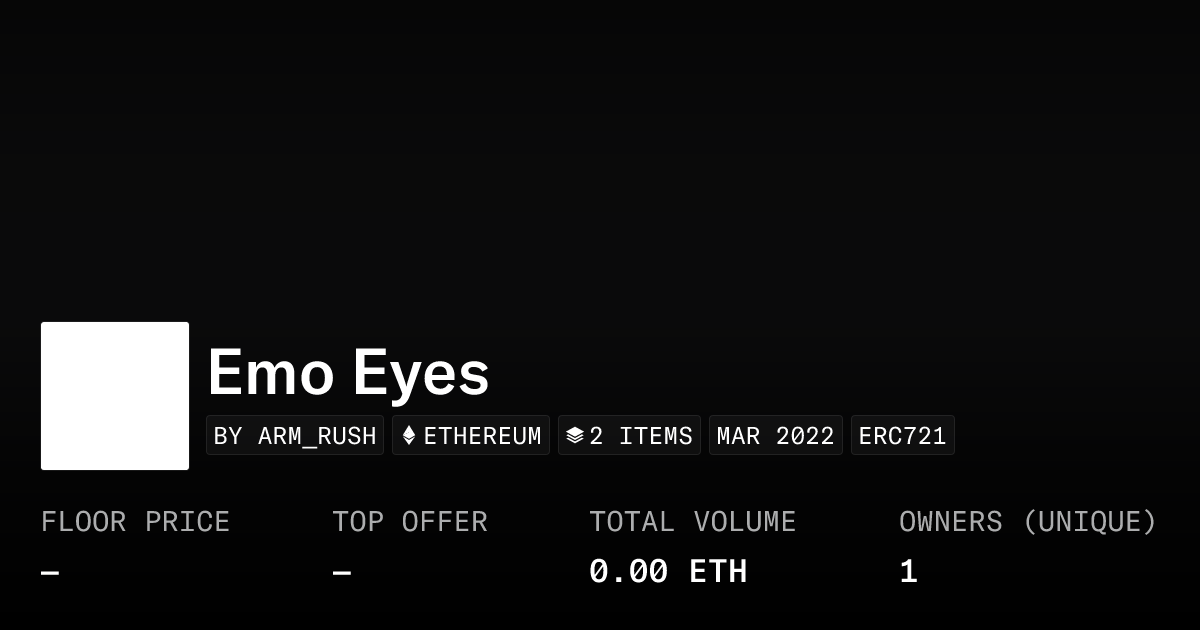 Emo Eyes - Collection | OpenSea
