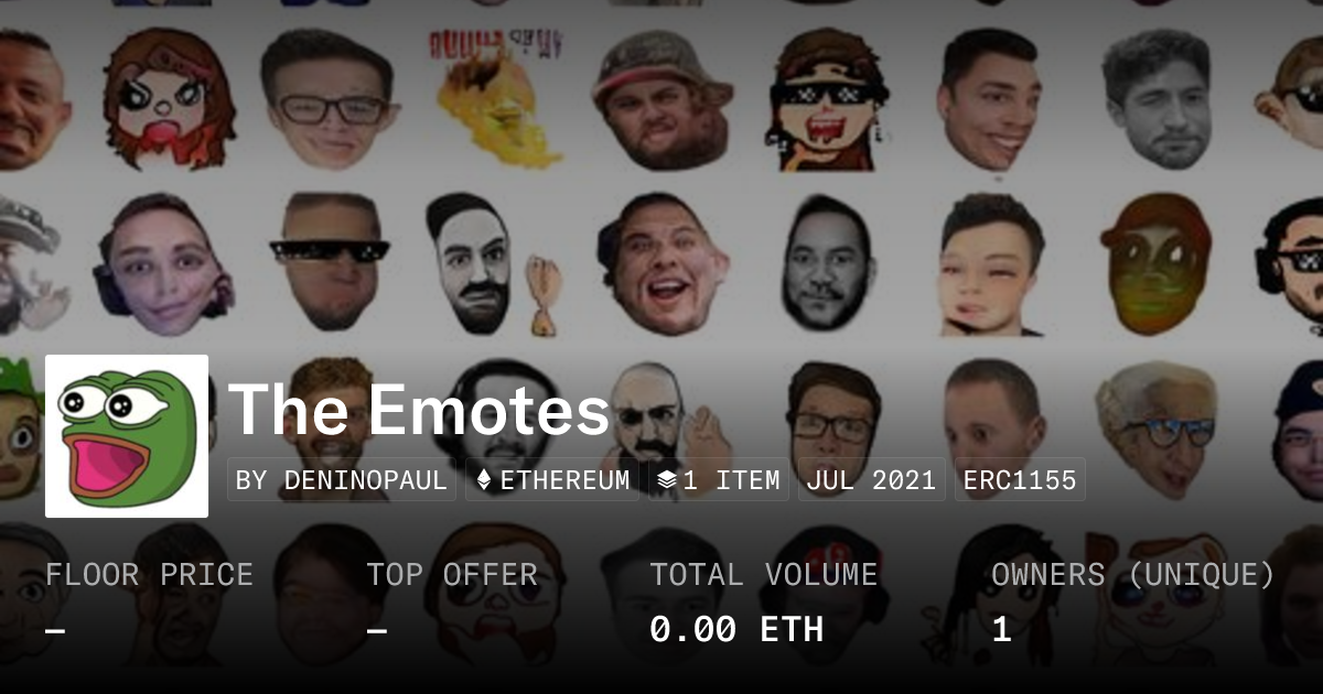 The Emotes - Collection | OpenSea