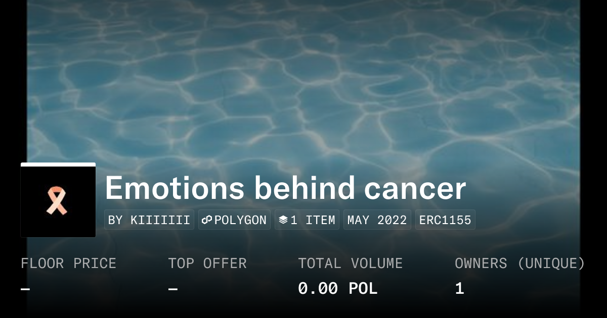 Emotions behind cancer - Collection | OpenSea