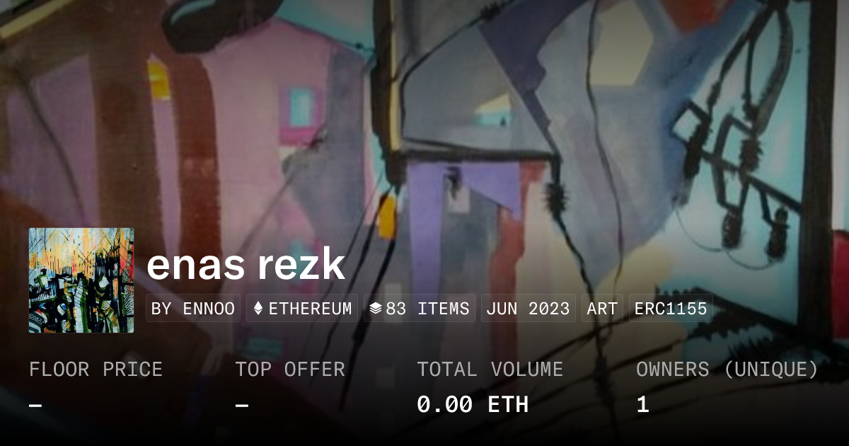enas rezk - Collection | OpenSea