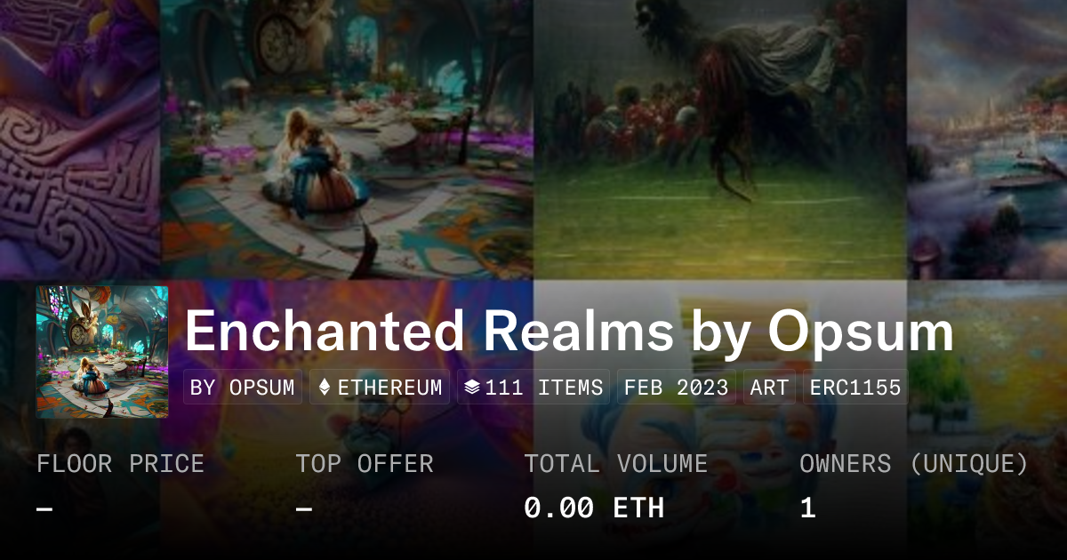 Enchanted Realms by Opsum - Collection | OpenSea