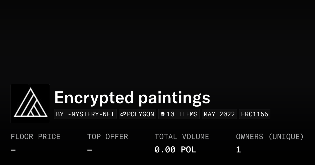Encrypted paintings - Collection | OpenSea