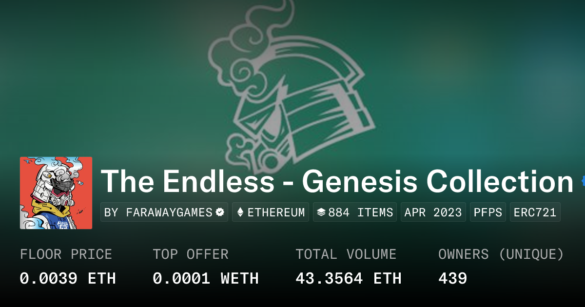 The Endless - Genesis Collection - Collection | OpenSea