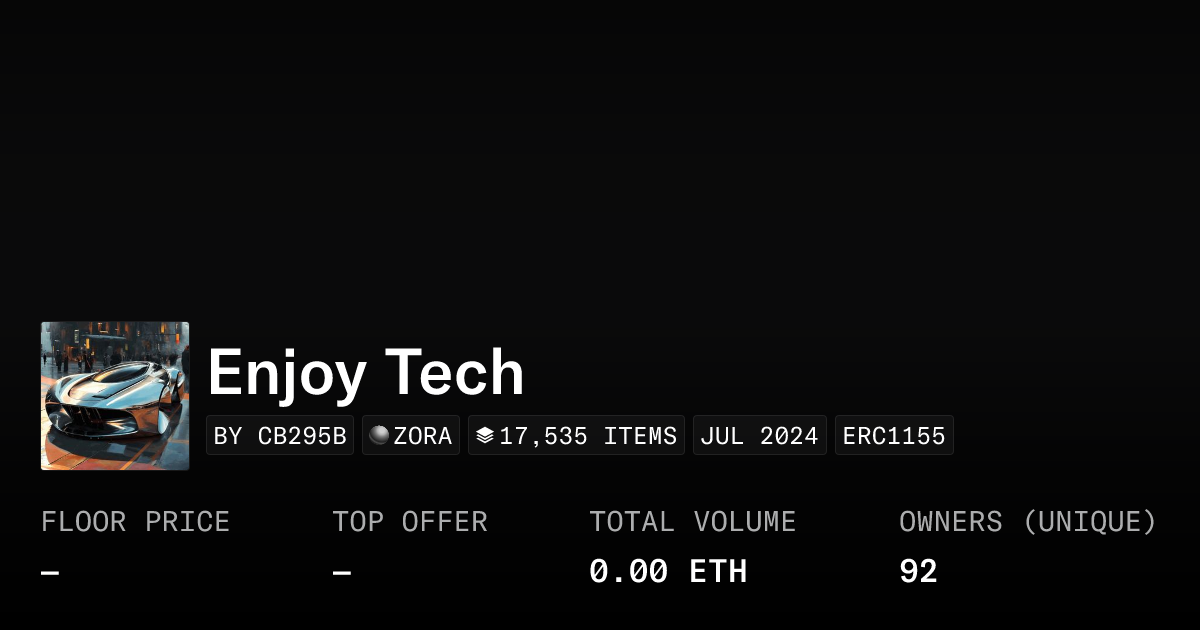 Enjoy Tech - Collection | OpenSea