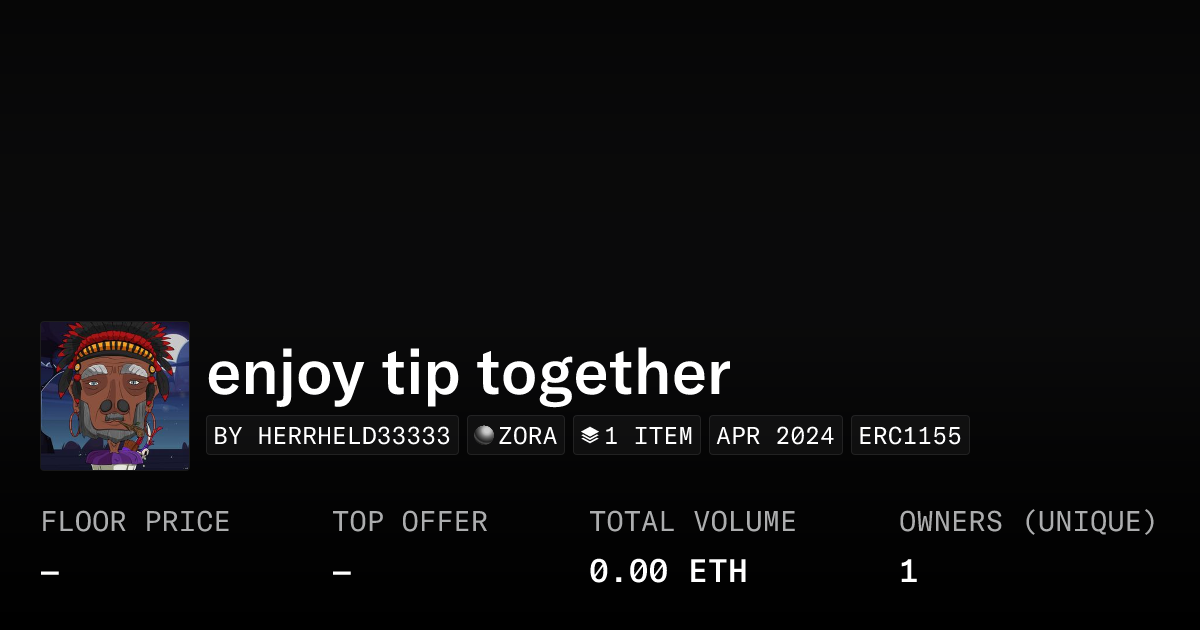 enjoy tip together - Collection | OpenSea