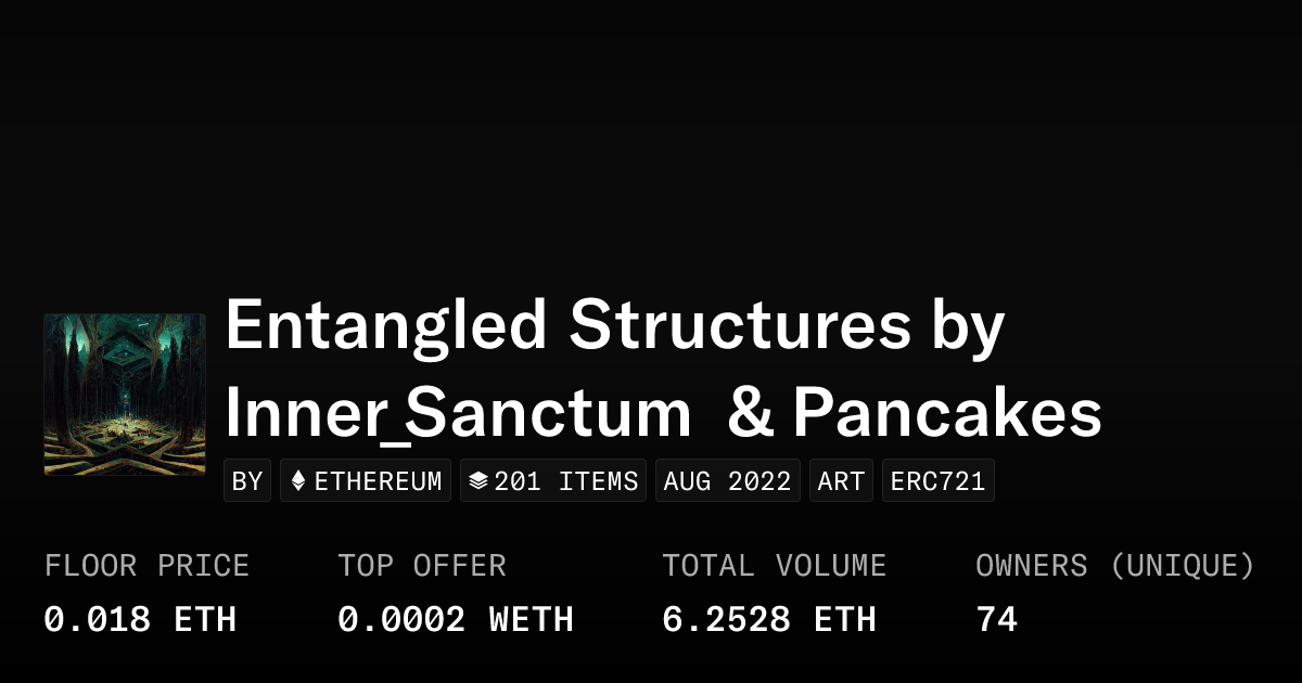 Entangled Structures by Inner_Sanctum & Pancakes - Collection | OpenSea