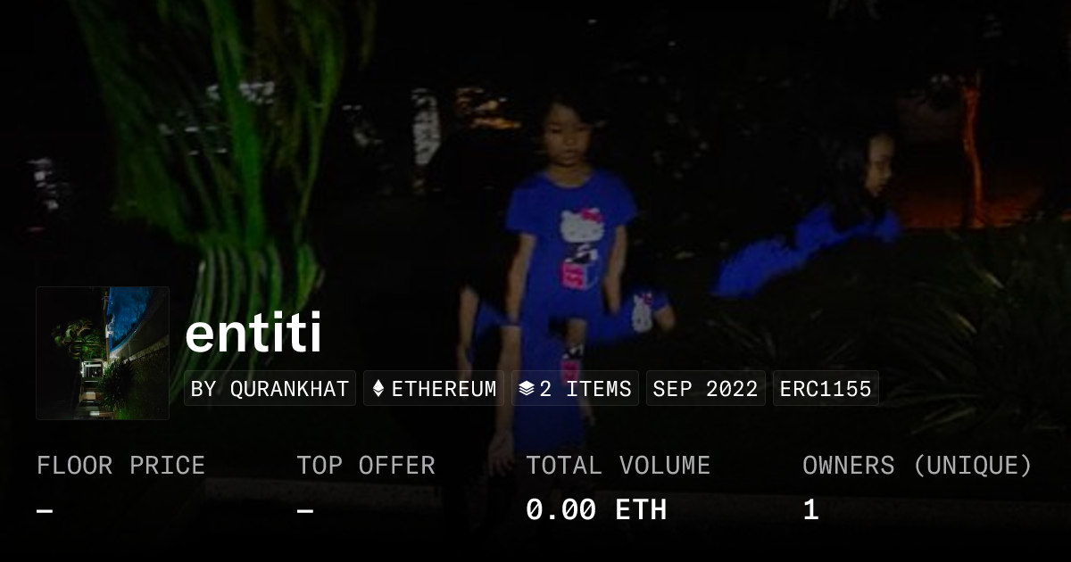 entiti - Collection | OpenSea