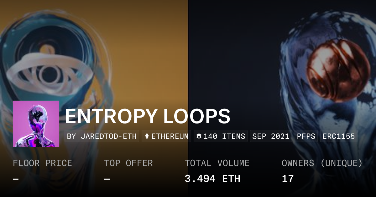 ENTROPY LOOPS - Collection | OpenSea