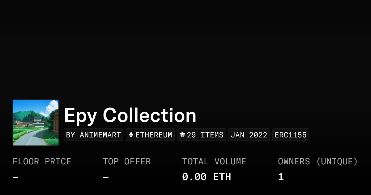 Epy Collection - Collection | OpenSea