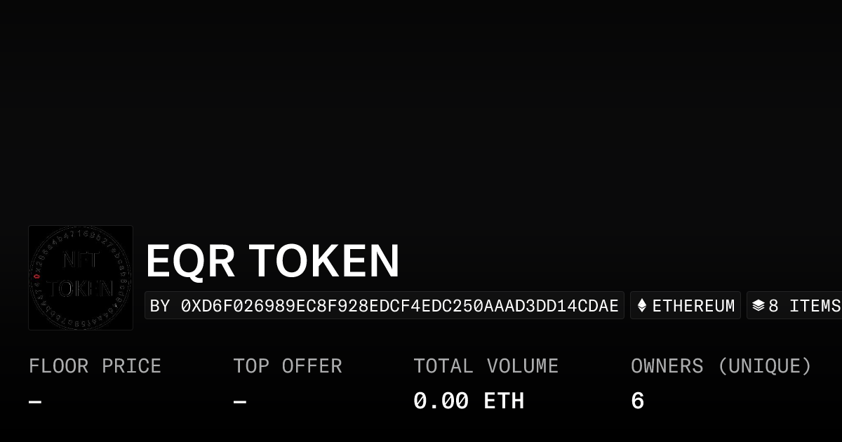 EQR TOKEN - Collection | OpenSea