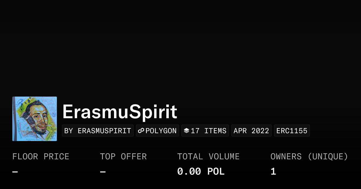 ErasmuSpirit - Collection | OpenSea